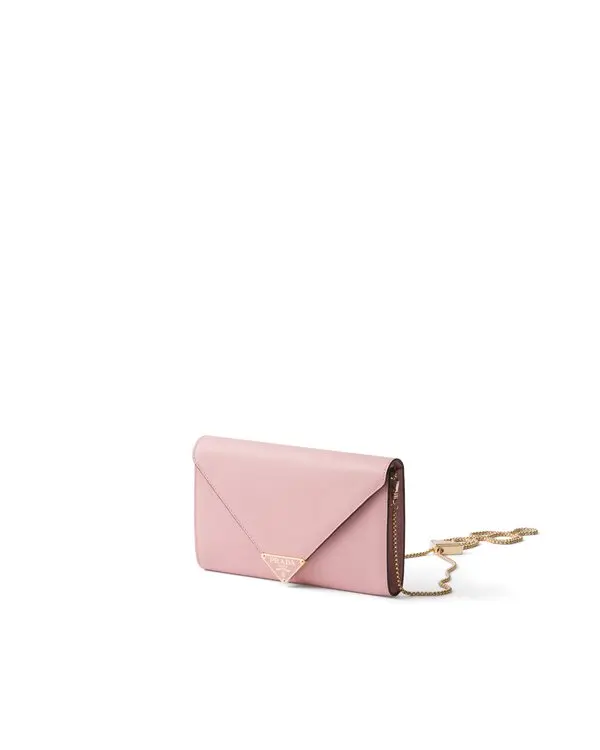 Prada Mini Saffiano Leather Bag - Pink