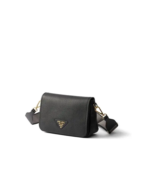 Prada Leather Shoulder Bag - Black