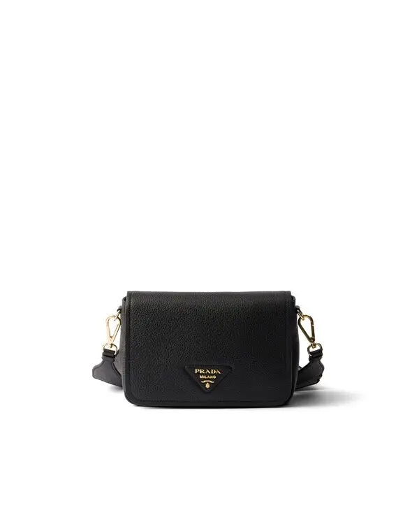 Prada Leather Shoulder Bag - Black