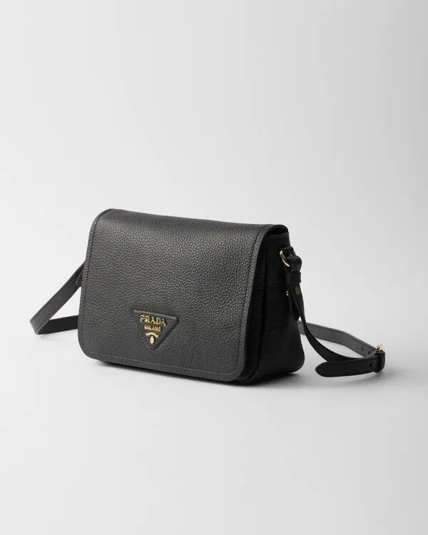 Prada Leather Shoulder Bag - Black