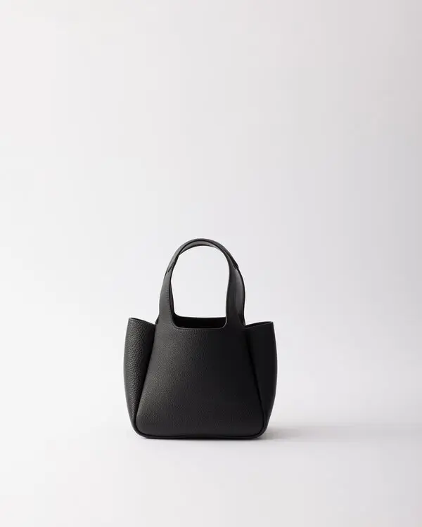 Prada Mini Leather Handbag - Black