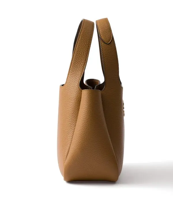 Prada Mini Leather Handbag - Brown