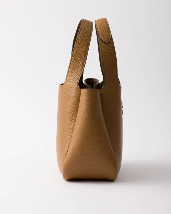 Prada Mini Leather Handbag - Brown