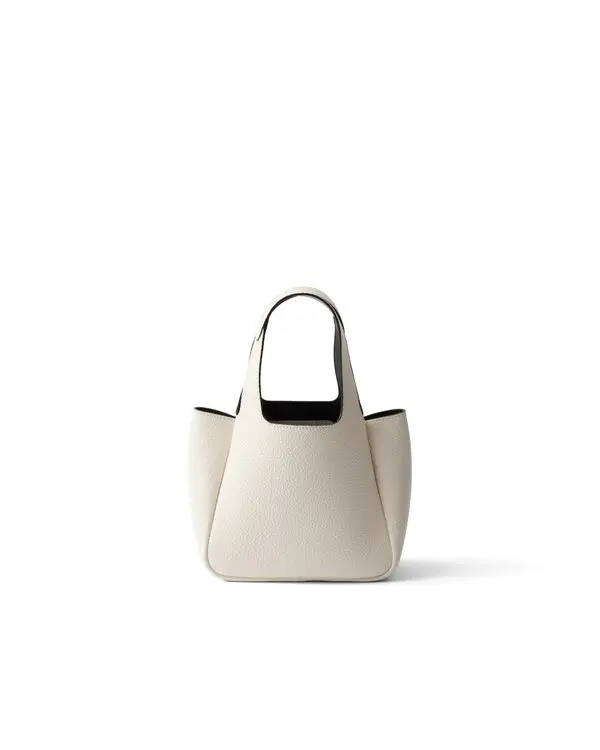 Prada Mini Leather Handbag - White