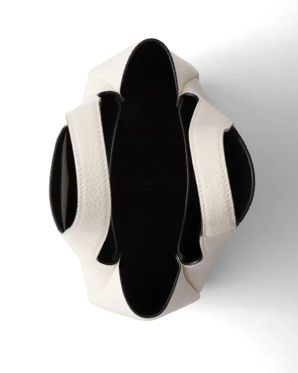 Prada Mini Leather Handbag - White
