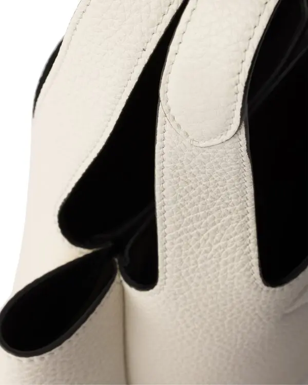 Prada Mini Leather Handbag - White