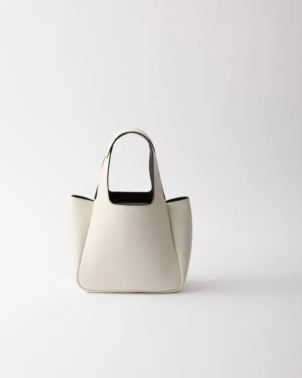 Prada Liaisons Mini Leather Handbag - White