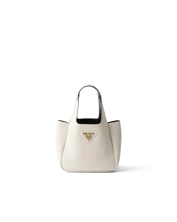 Prada Liaisons Mini Leather Handbag - White