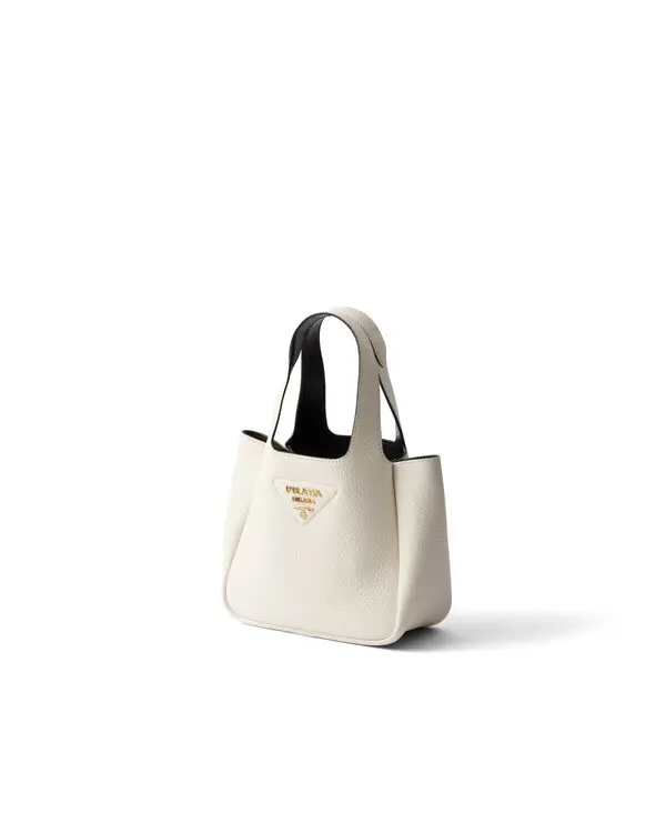 Prada Liaisons Mini Leather Handbag - White