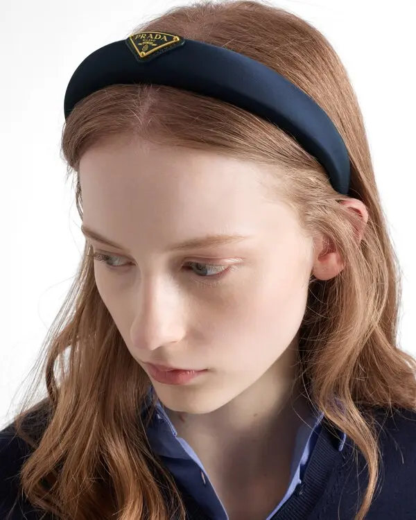 Prada Re-nylon Headband - Blue