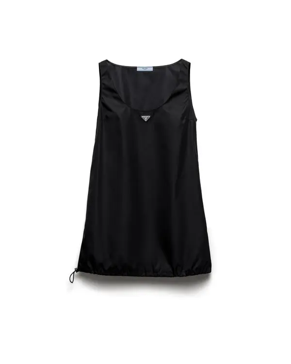 Prada Re-nylon Mini-dress - Black