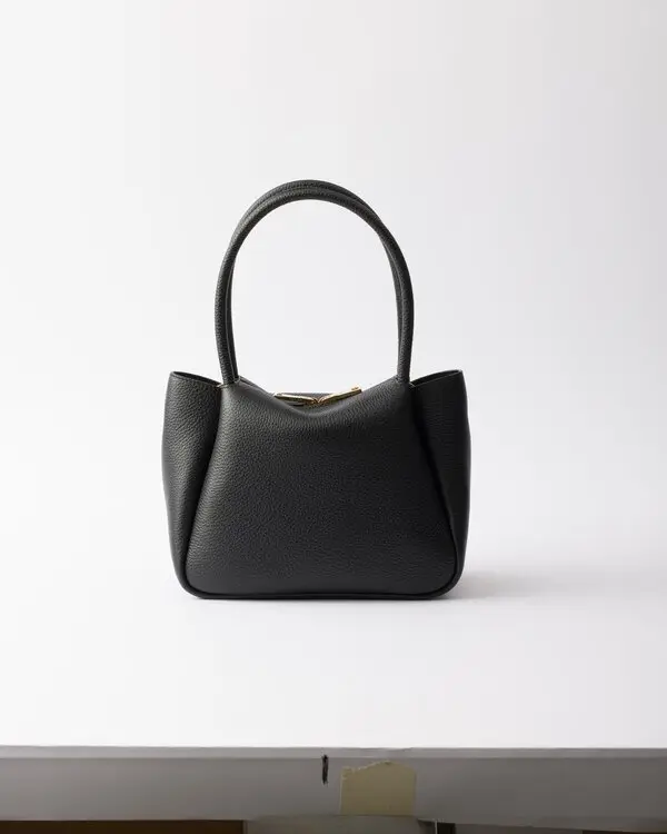 Prada Small Leather Bag - Black