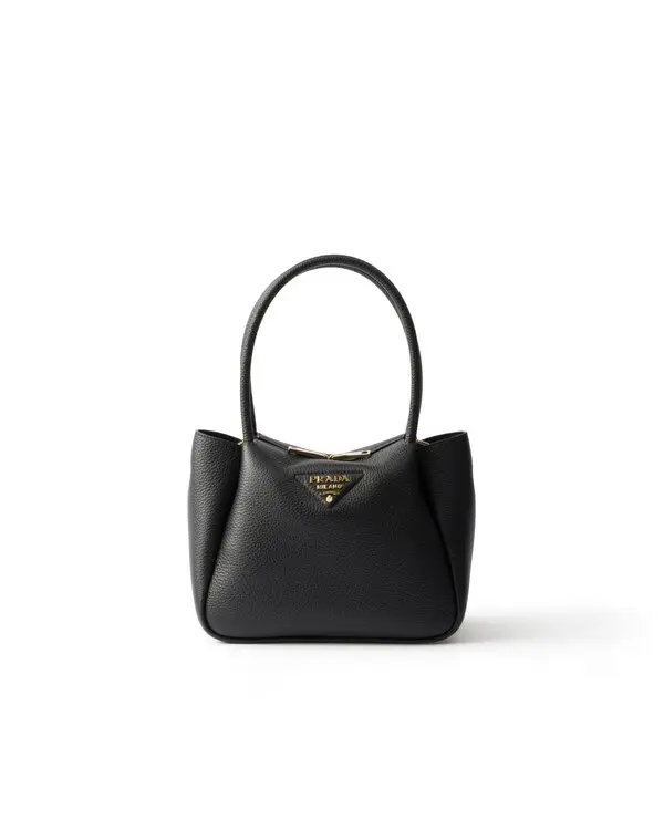Prada Small Leather Bag - Black