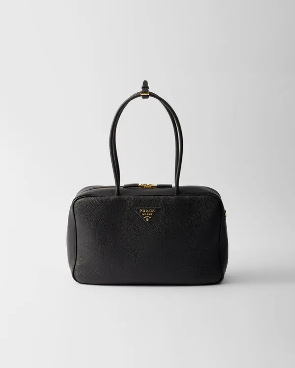 Prada Large Leather Top-handle Bag