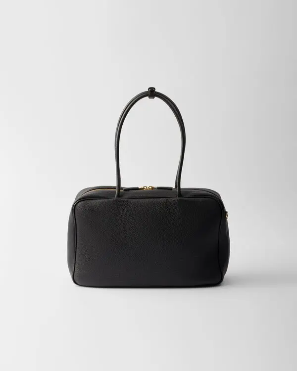 Prada Large Leather Top-handle Bag