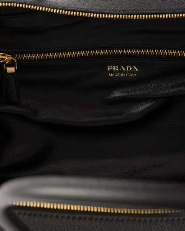 Prada Large Leather Top-handle Bag