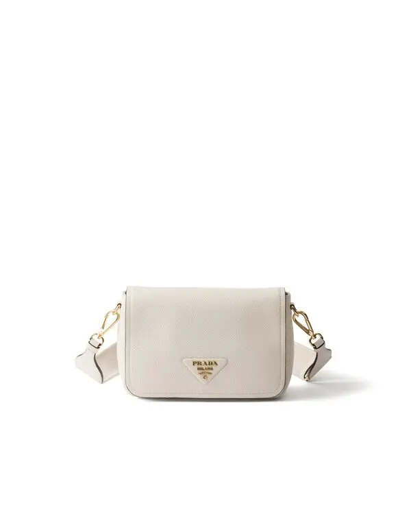 Prada Leather Shoulder Bag - White