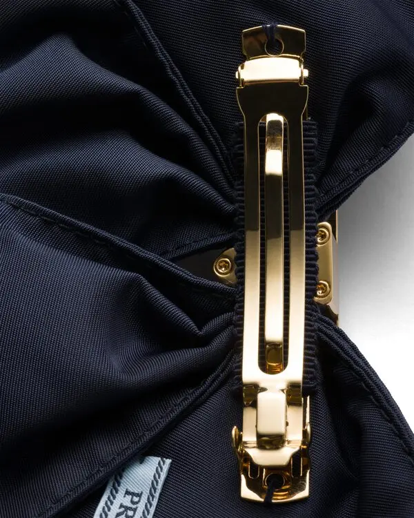 Prada Re-nylon Hair Clip - Blue