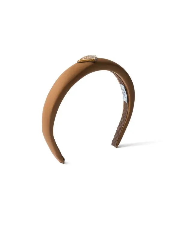 Prada Re-nylon Headband - Brown