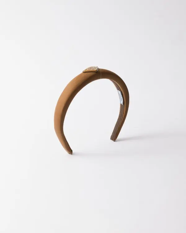 Prada Re-nylon Headband - Brown