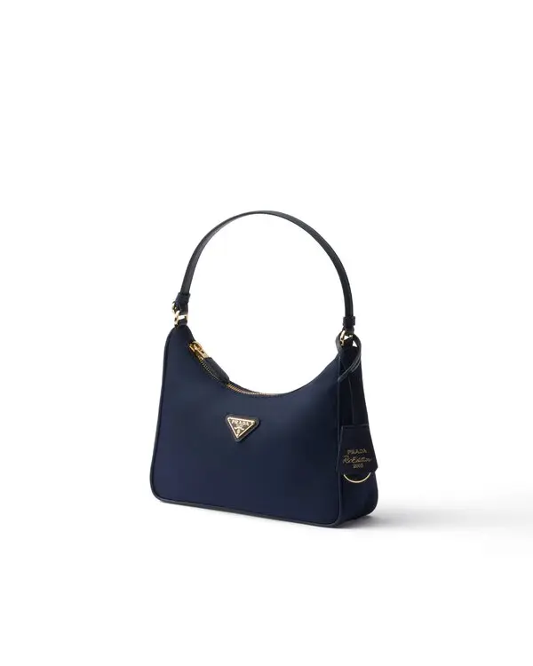 Prada Re-edition 2005 Re-nylon And Saffiano Mini Bag - Blue