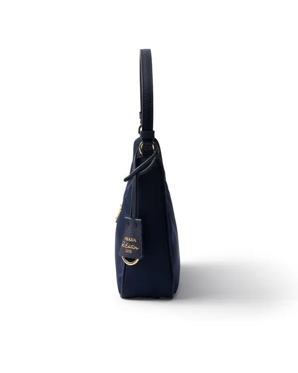 Prada Re-edition 2005 Re-nylon And Saffiano Mini Bag - Blue