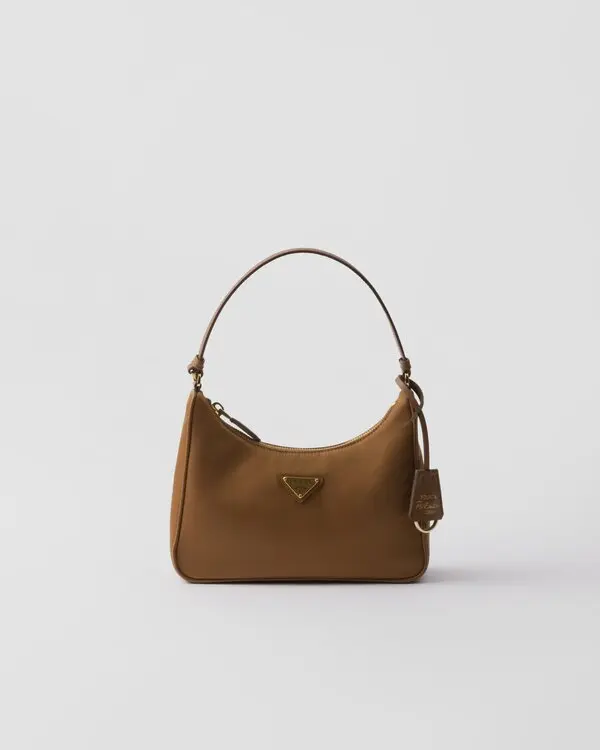 Prada Re-edition 2005 Re-nylon And Saffiano Mini Bag - Brandy