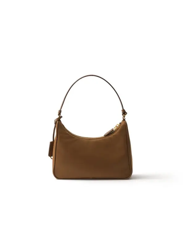 Prada Re-edition 2005 Re-nylon And Saffiano Mini Bag - Brown