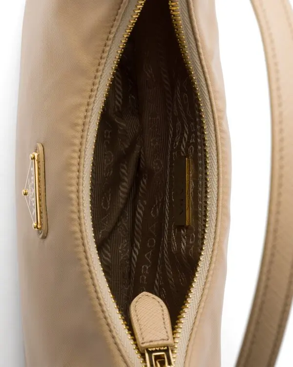 Prada Re-edition 2005 Re-nylon And Saffiano Mini Bag - Brown