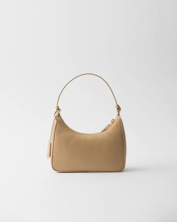 Prada Re-edition 2005 Re-nylon And Saffiano Mini Bag - Camel