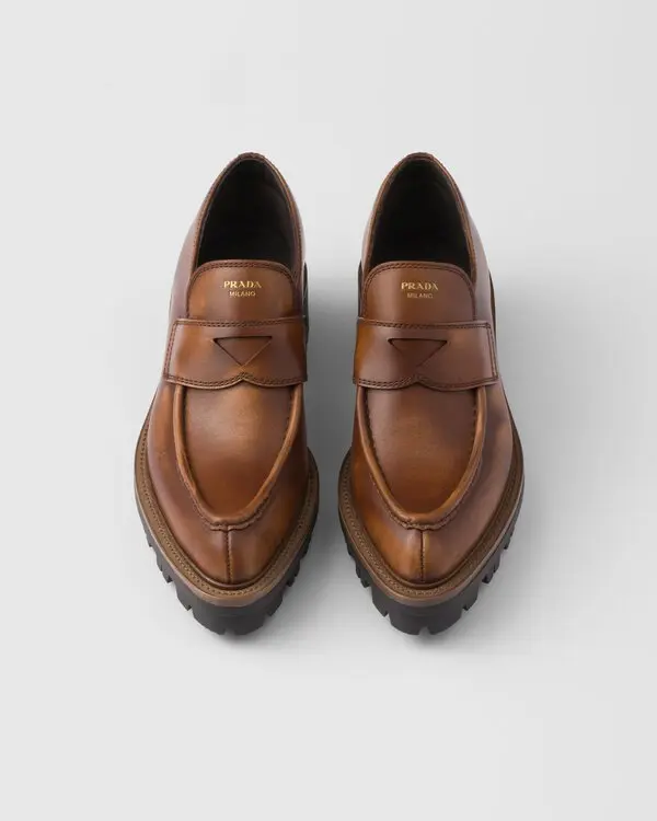 Prada Leather Loafers