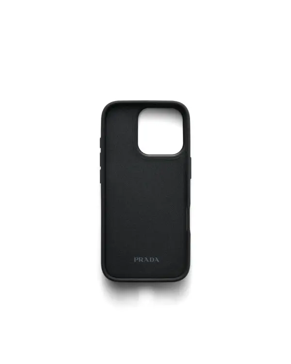 Prada Saffiano Leather Case For Iphone 16 Pro