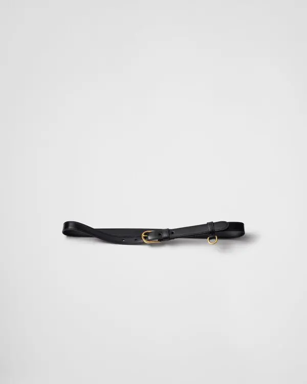 Prada Leather Belt - Black