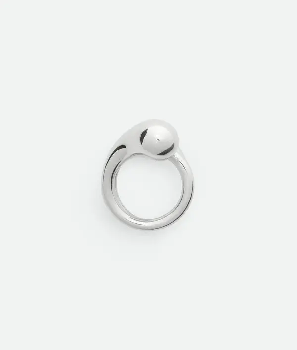Bottega Veneta Drop Ring - Silver
