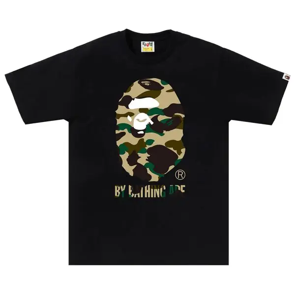 A BATHING APE 1st Camo Bathing Ape Tee /yellow - Black