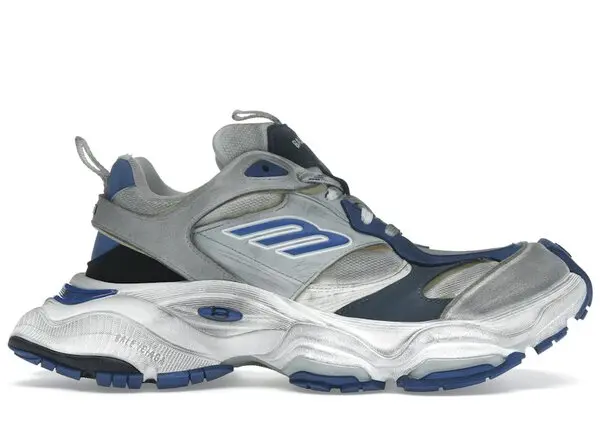 Balenciaga Cargoin Sneakers - Grey/blue