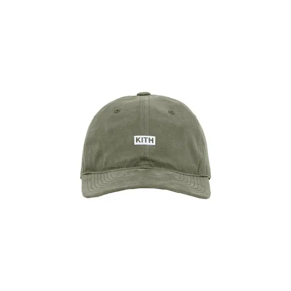 Kith Sandwash Cotton Cap - Olive