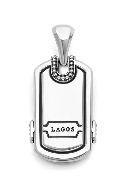 Lagos Anthem Tag Amulet - Turquoise