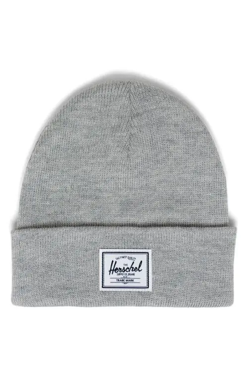 Herschel Supply Co. Elmer Cuff Beanie - Heather Light Grey