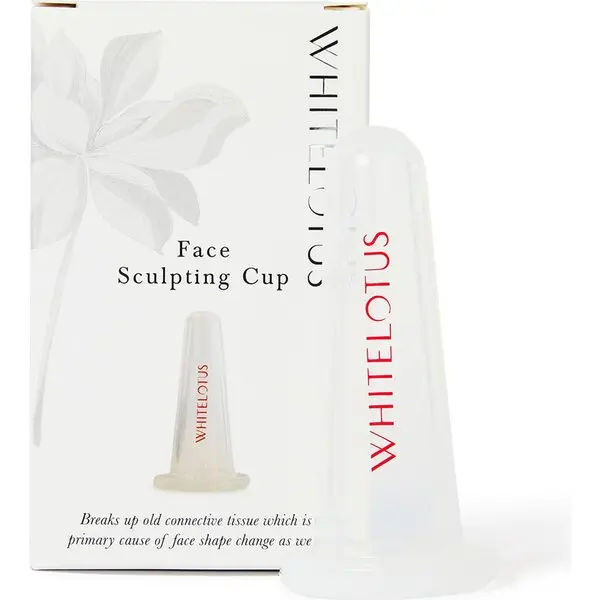 WHITE LOTUS BEAUTY Face Sculpting Cup - White