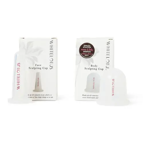 WHITE LOTUS BEAUTY Face Sculpting Cup - White