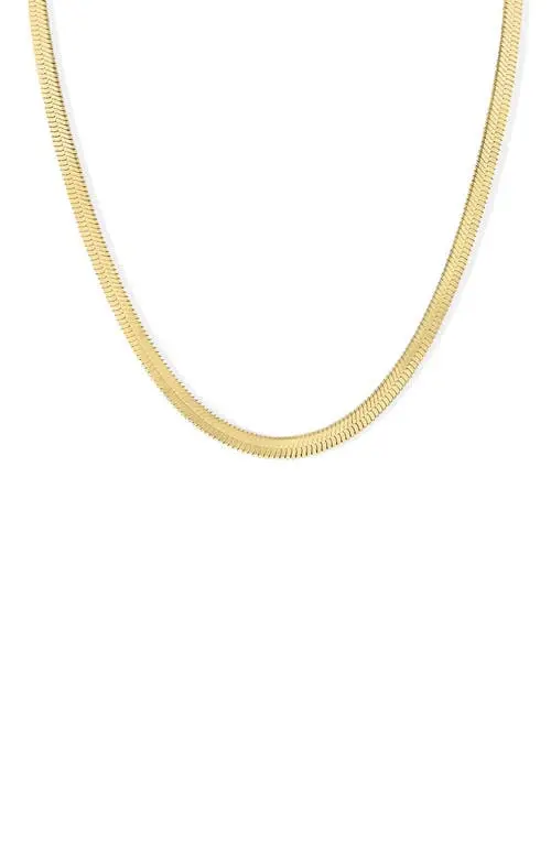 Ben Oni Herringbone Necklace - Gold