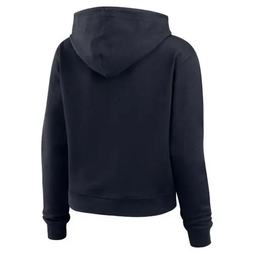 WEAR BY ERIN ANDREWS Houston Texans Waffle Hoodie Pullover Top - Navy