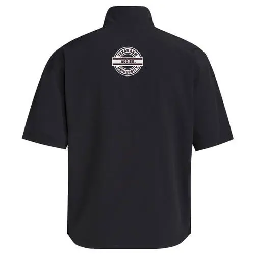 Adidas Texas A&m Aggies 2024 Half-zip Short Sleeve Training Jacket