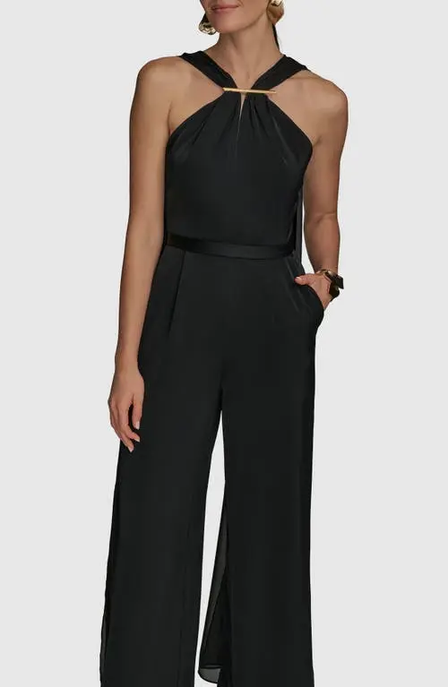 Donna Karan New York Halter Neck Jumpsuit