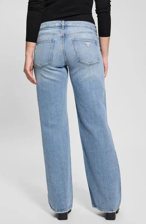 Guess Low Rise Slouchy Straight Leg Jeans