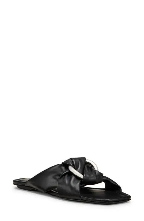 STUART WEITZMAN Cece Leather Slide Sandal