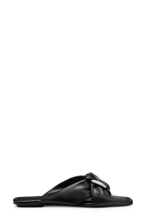 STUART WEITZMAN Cece Leather Slide Sandal