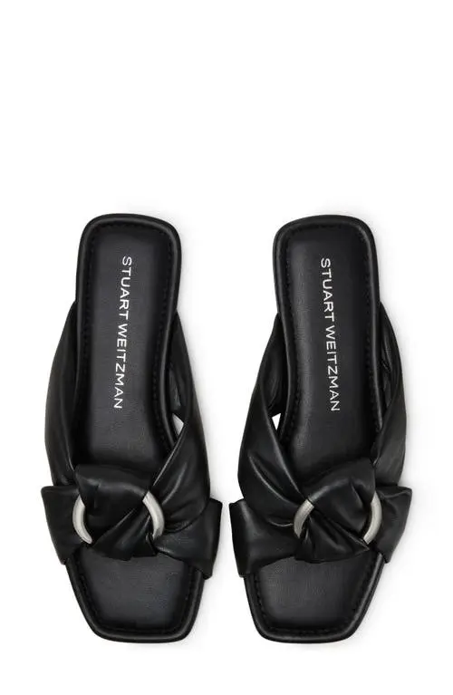 STUART WEITZMAN Cece Leather Slide Sandal