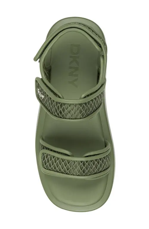 Dkny Owyn Platform Sandals - Green